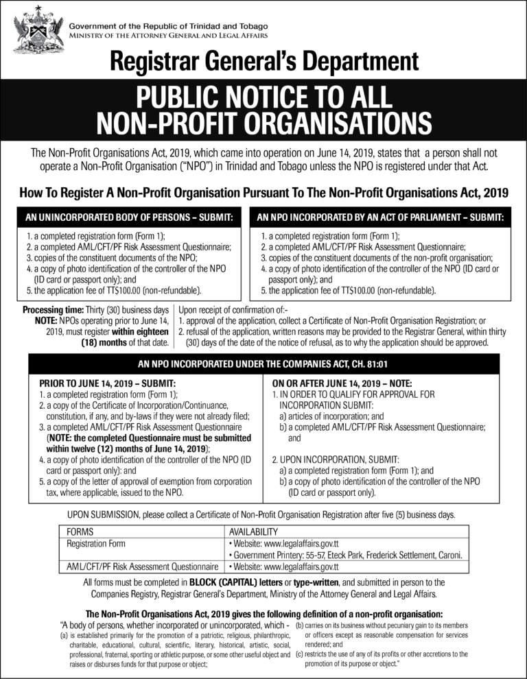 Registration – Financial Intelligence Unit